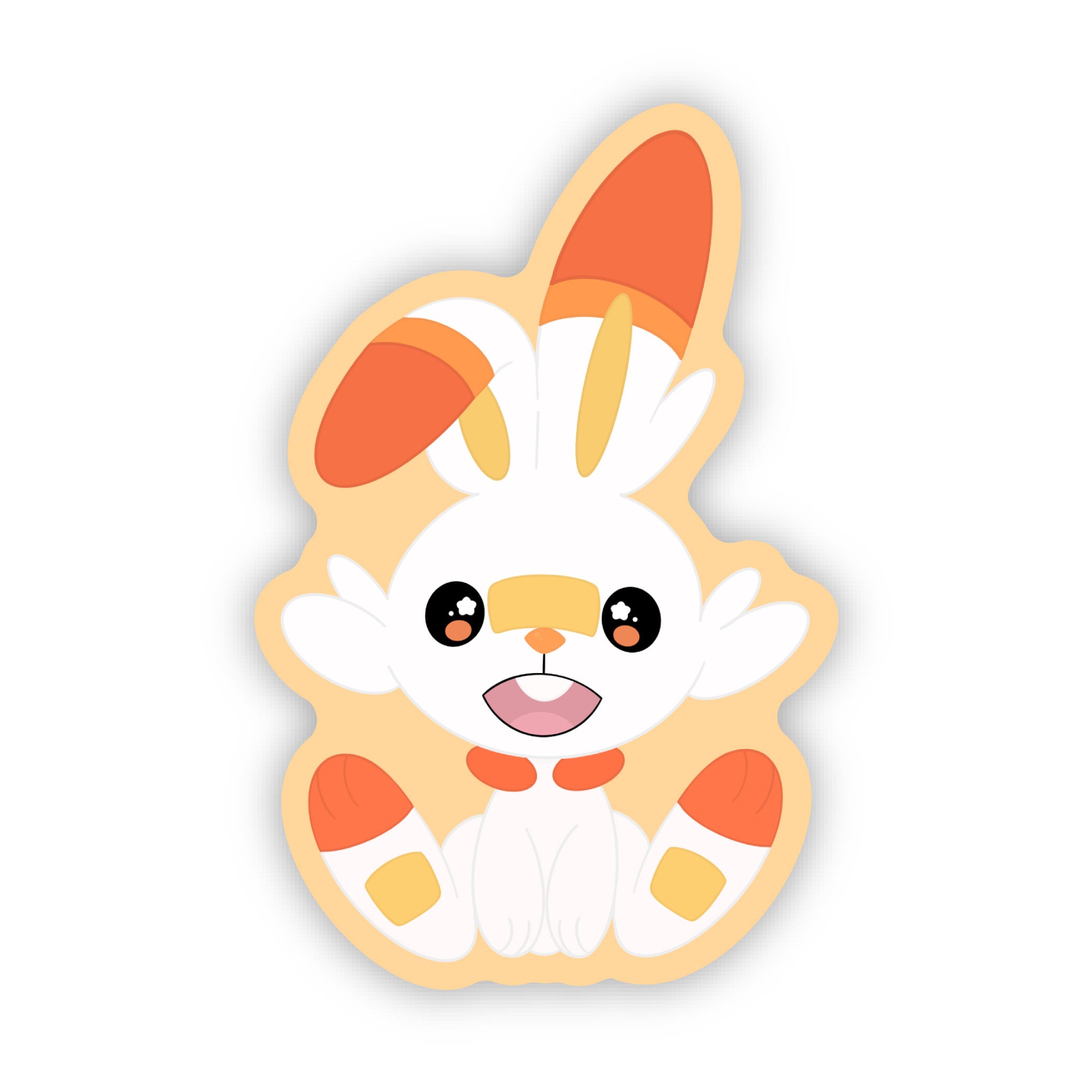 Scorbunny Sticker | CeruleanSeaCreations. Pokémon stickers, keychains ...