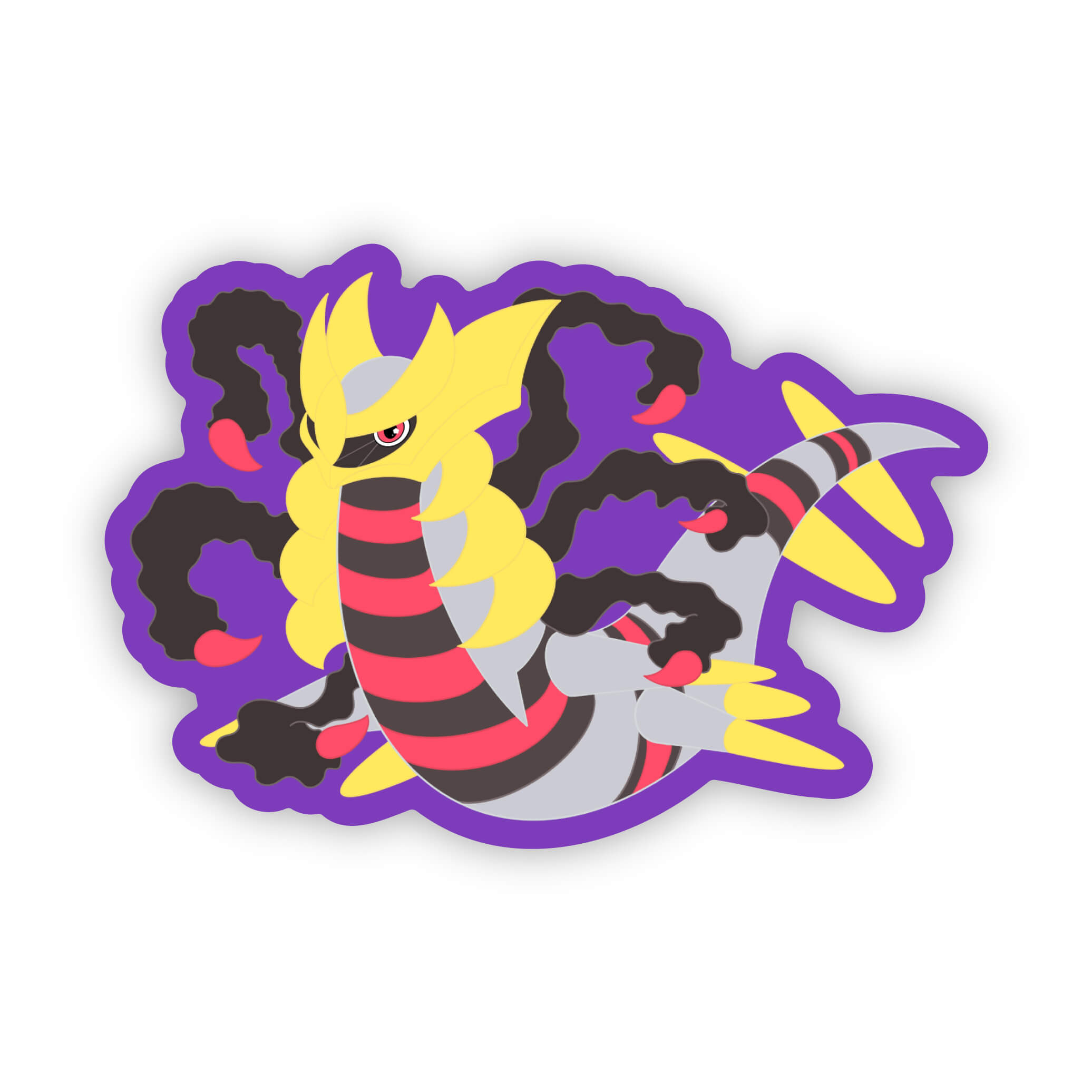 Giratina and Shiny Giratina Sticker | Pokemon stickers, keychains, pins ...